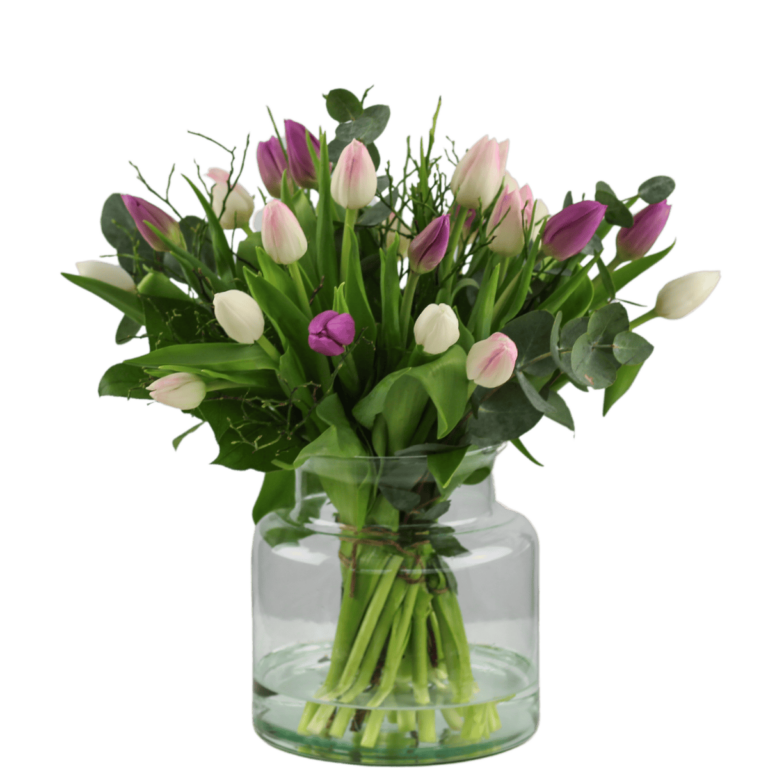Tulpen boeket versturen? Mooi verpakt en snel bezorgd