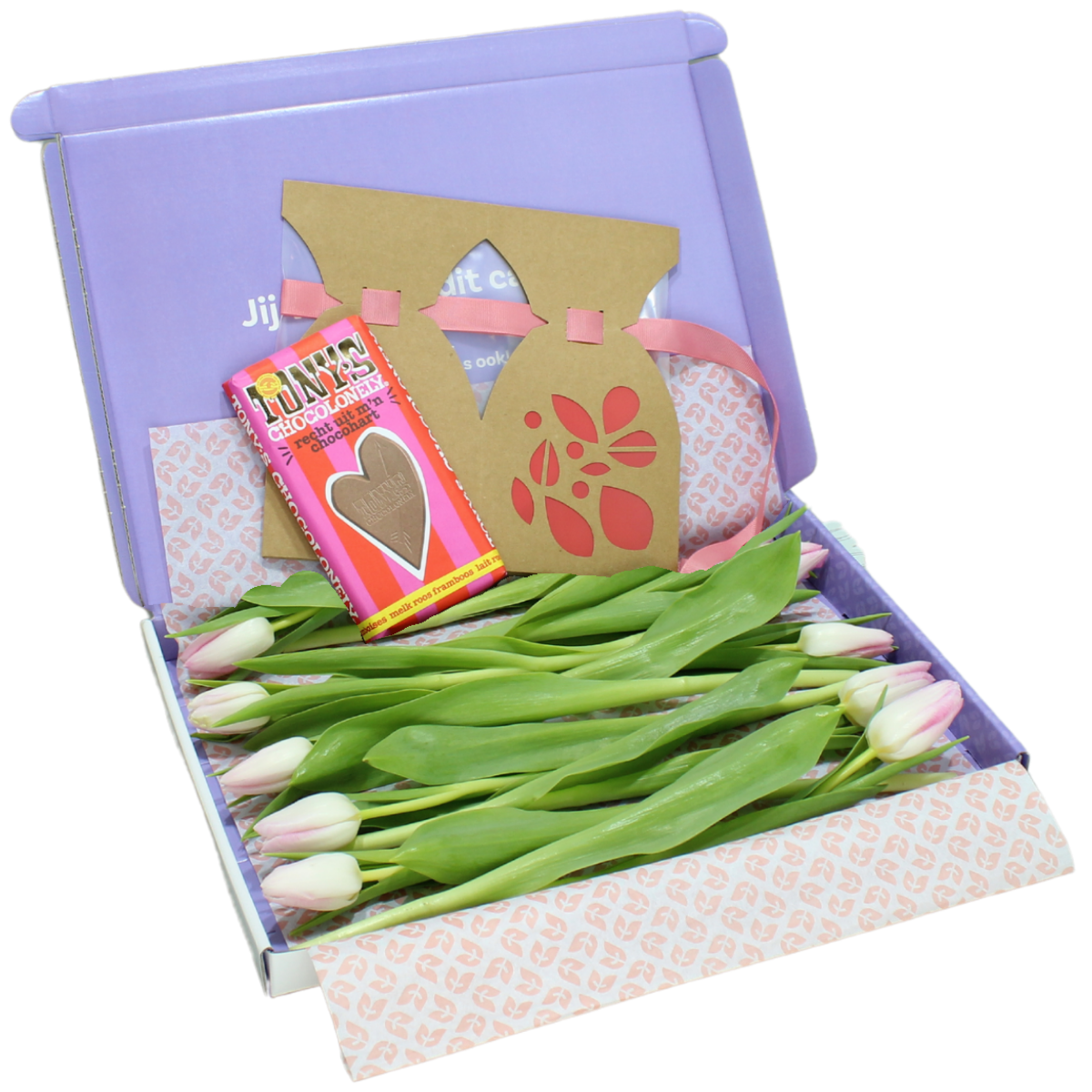 Recht uit 't Hart brievenbus tulpen | Tulpenonline.nl